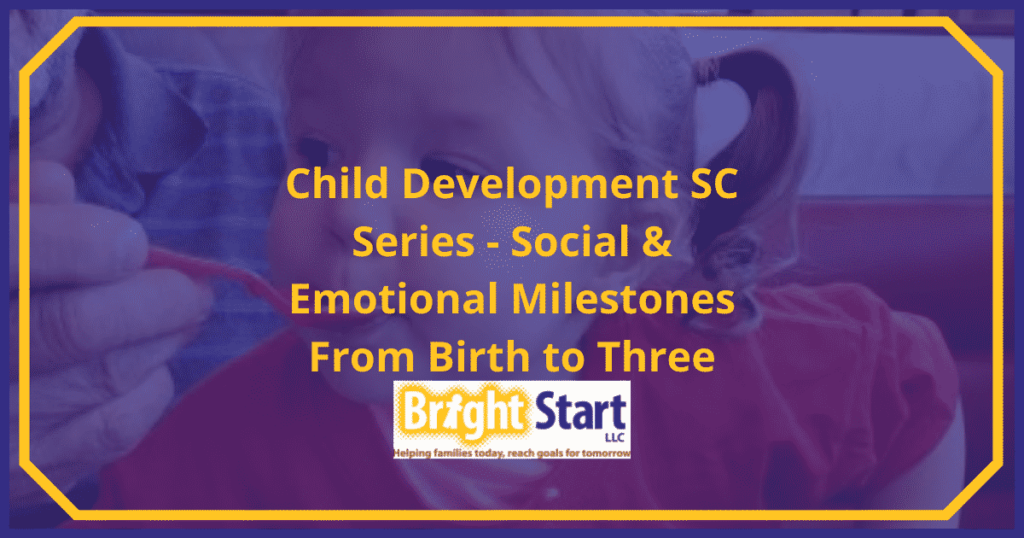 Child Development SC Series - Social & Emotional Milestones From Birth ...